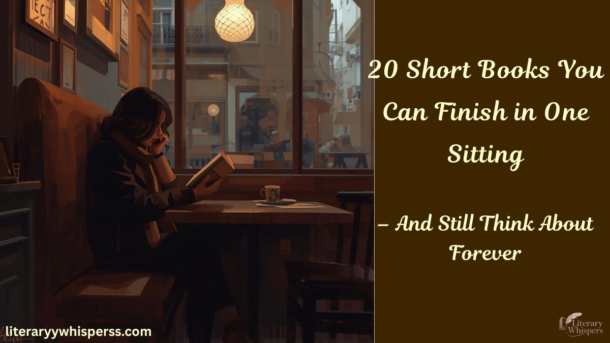 20 Short Books You Can Finish in One Sitting.