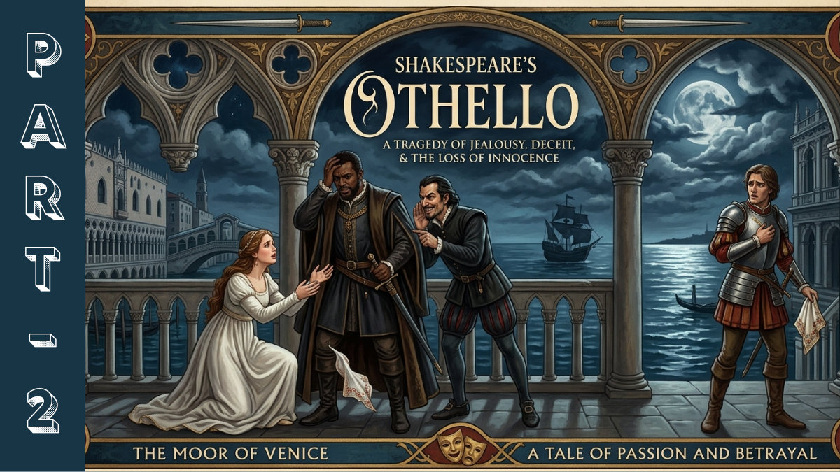 Othello by William Shakespeare, Plot Explained Act by Act.